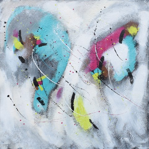 Abstrakte Gemälde mit Strukturen kaufen